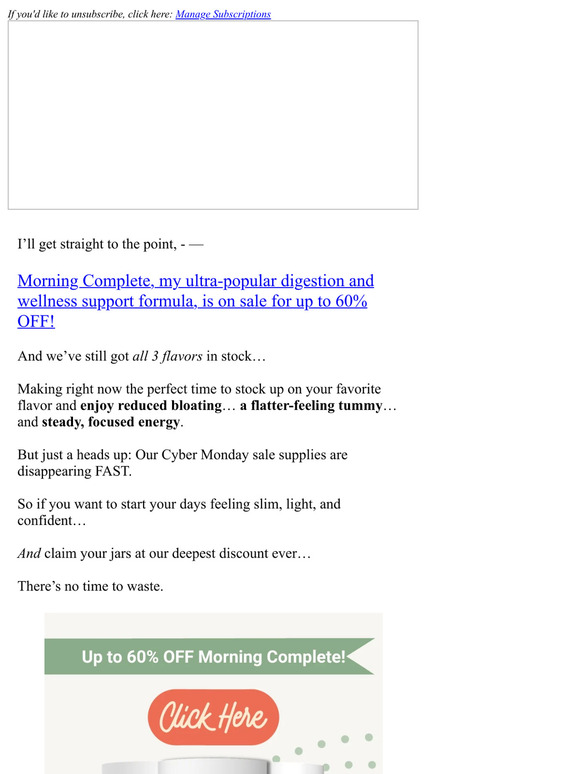 Activated You: 60% OFF Morning Complete... Going FAST | Milled