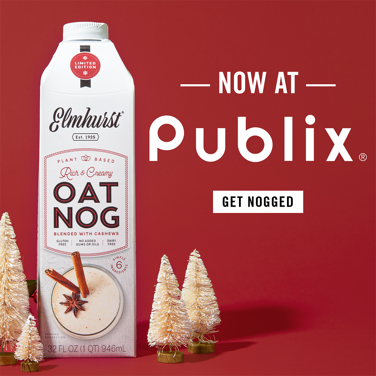 Elmhurst Milked: Best Nog Ever 🛒 Now At Publix | Milled