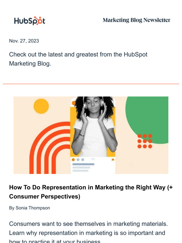 HubSpot: How To Do Representation in Marketing the Right Way ...