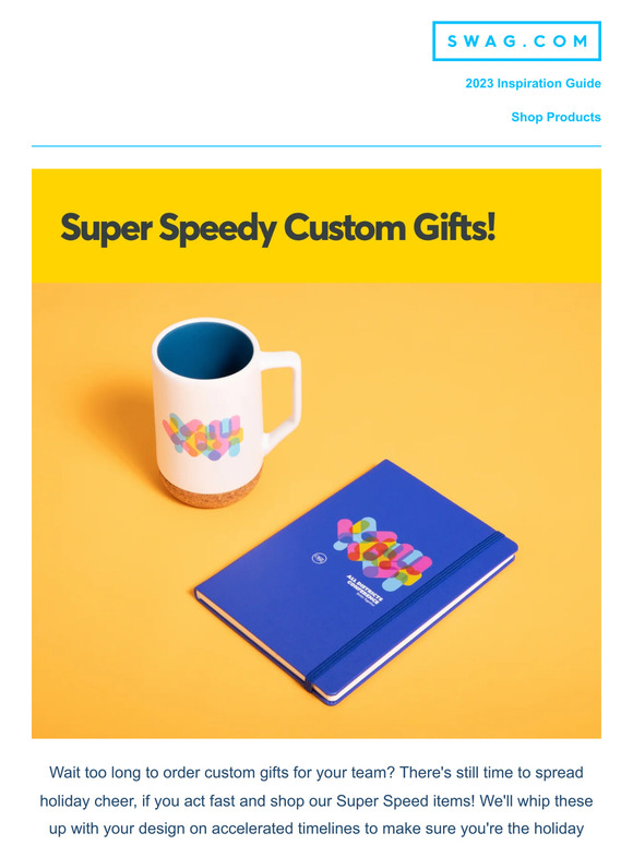 Swag: Last Minute Custom Gifts | Milled