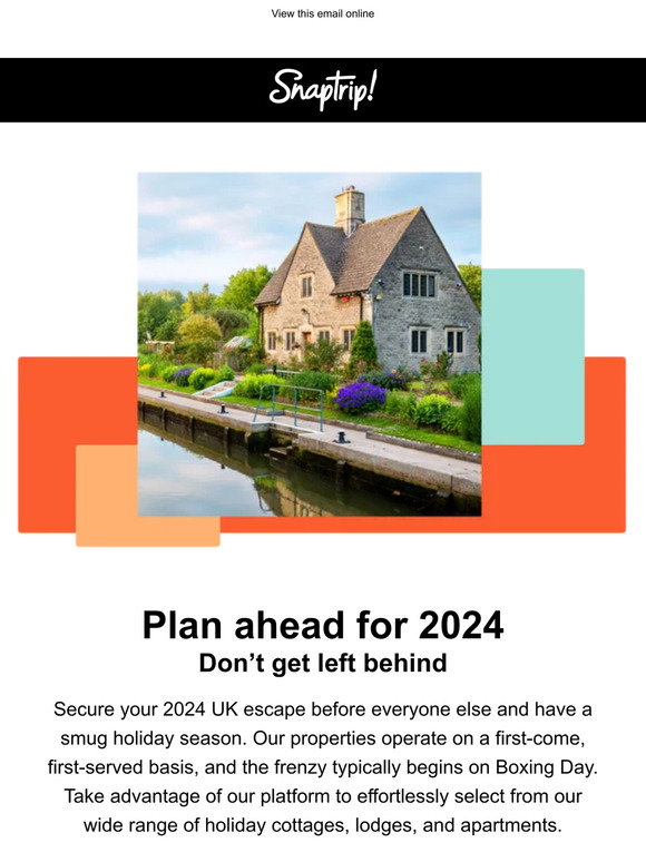 Snaptrip: Plan your 2024 escape | Milled