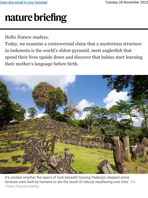 Nature: A 27,000-year-old pyramid? Controversy hits extraordinary ...