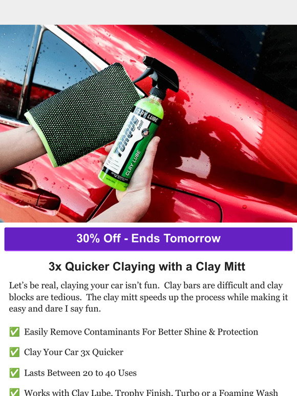 Torque Detail: Clay & Decon 3x Quicker with Our Clay Mitt | Milled
