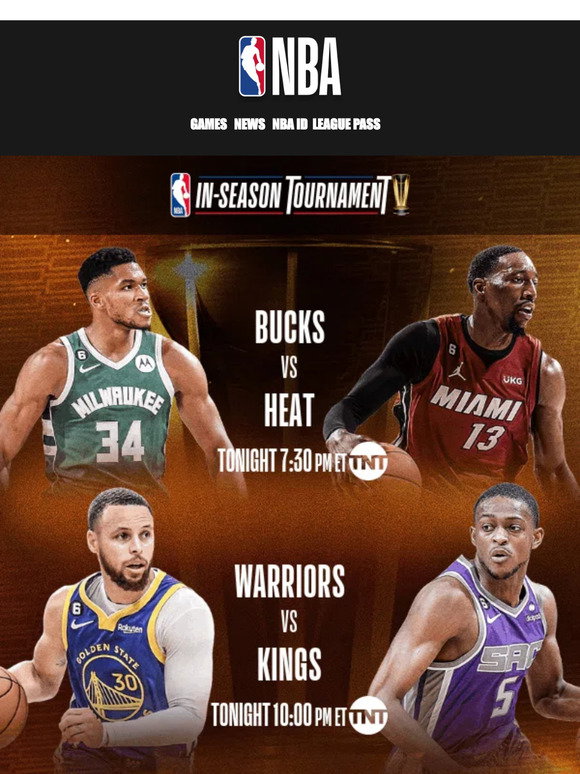 NBA Store: NBA In-Season Tournament Tonight on TNT | Milled