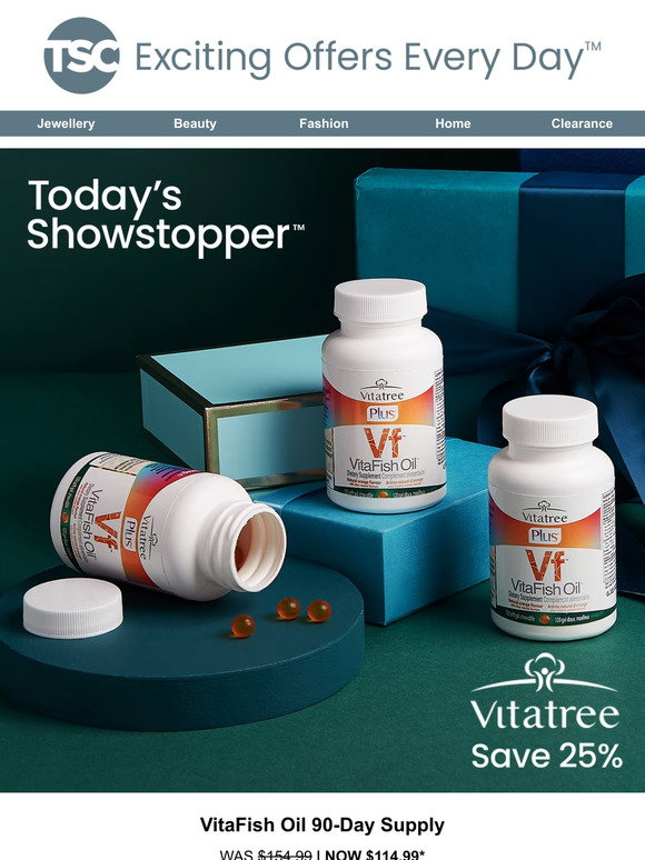 The Shopping Channel: Double Today’s Showstopper™ - Vitatree & Snow Joe ...
