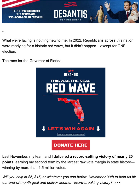 Ron DeSantis: This was the real “Red Wave” | Milled