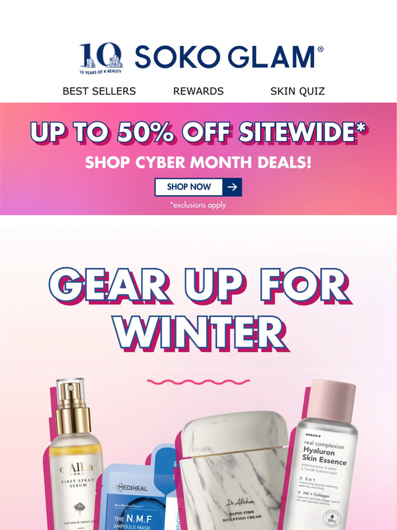 Soko Glam: Is Your Winter Skincare Routine Ready? ️ | Milled