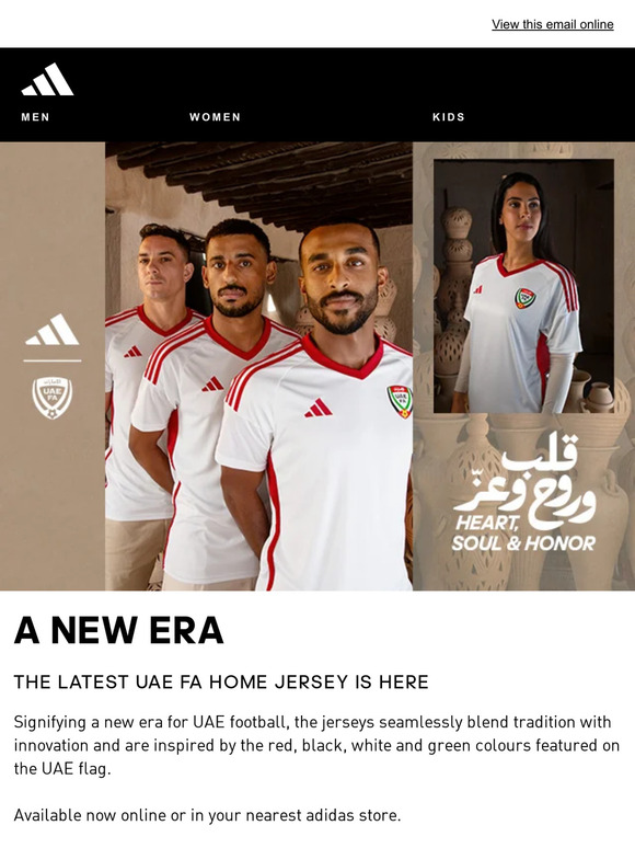 adidas: Unveiling the new UAE FA home and away jerseys 🇦🇪 | Milled