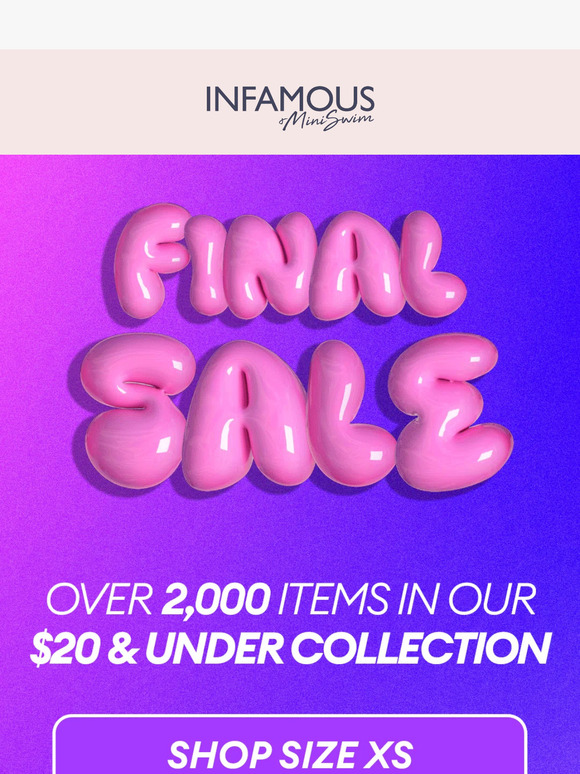 Infamous Swim: 2,000+ ITEMS FOR $20 & UNDER!! | Milled