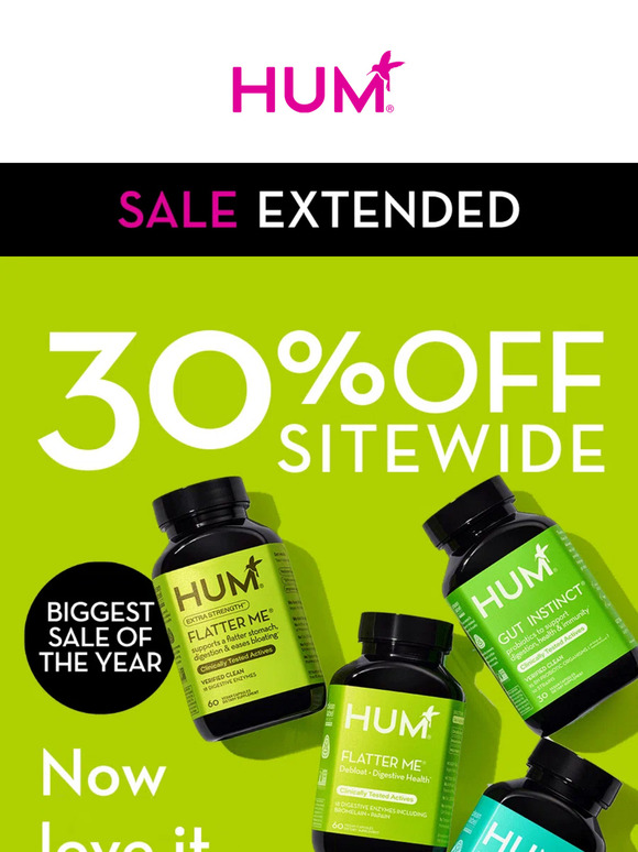 HUM Nutrition: WE’VE EXTENDED THE SALE! | Milled