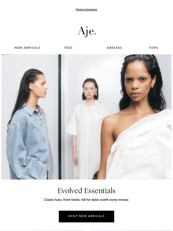 Aje: Just In | The New Classics | Milled