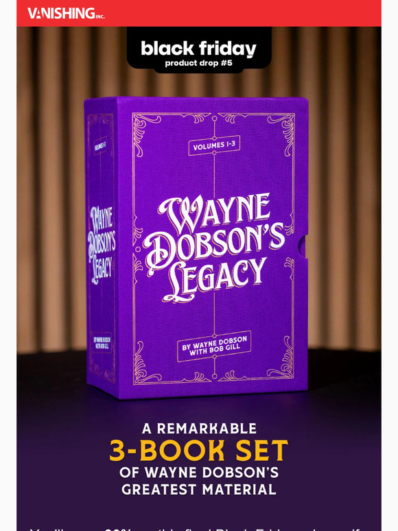 Vanishing Inc.: Lance Burton: "A+++ material" | Milled