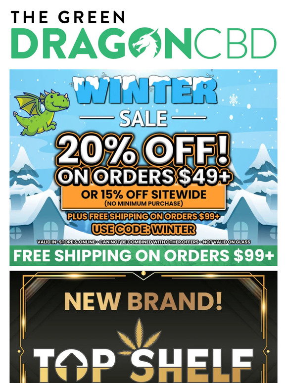 The Green Dragon: [📢New Brand!] Top Shelf - THCa Flower, Edibles & Dabs ...