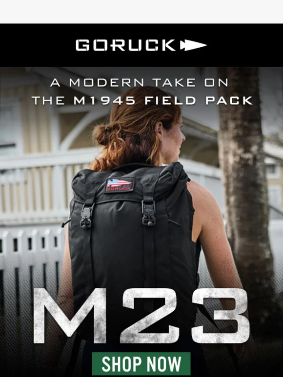 GORUCK: Introducing the M23 Rucksack | Milled