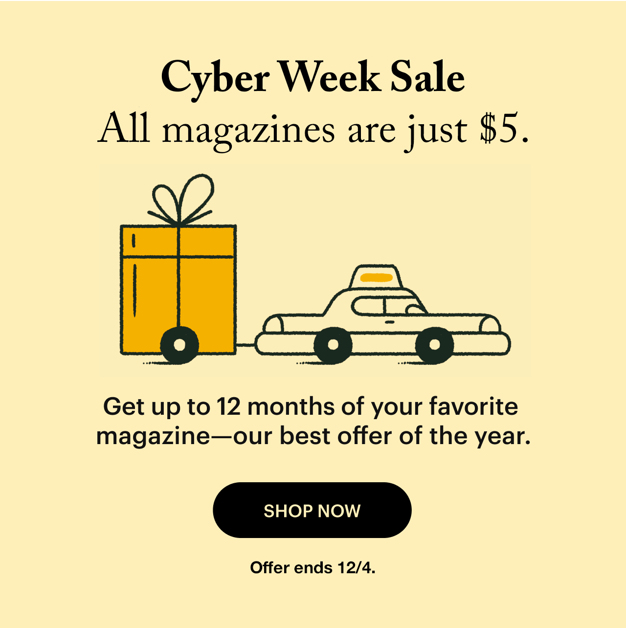 The New Yorker: Best Sale of the Year: All Magazines Are $5! | Milled