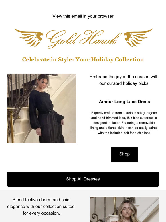 Gold Hawk: Celebrate in Style: Your Holiday Collection | Milled