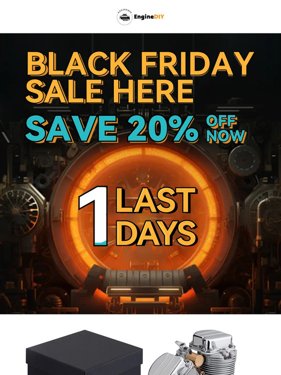 Enginediy: Last call for BFCM discount | Milled