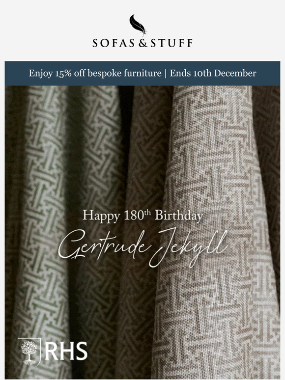 Sofas and Stuff: Celebrating Gertrude Jekyll on the 180th anniversary ...