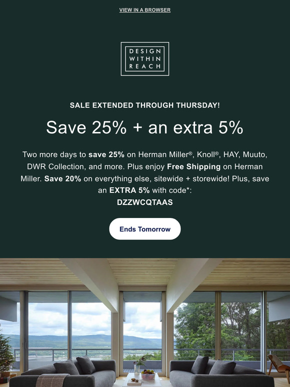 Design Within Reach Email Newsletters: Shop Sales, Discounts, and ...