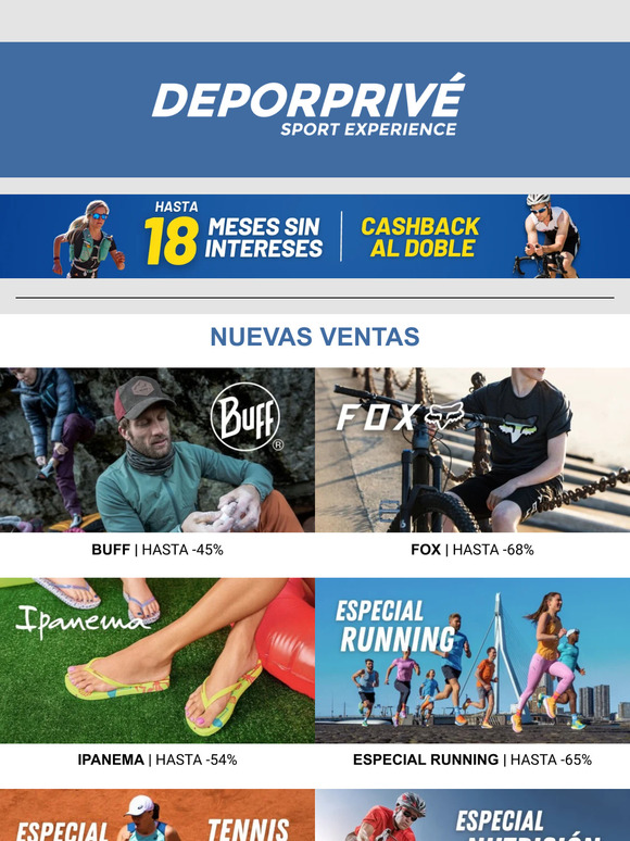 DeporPrivé: HOY: Buff, Fox, Ipanema, Especial Running, Esp Tennis ...