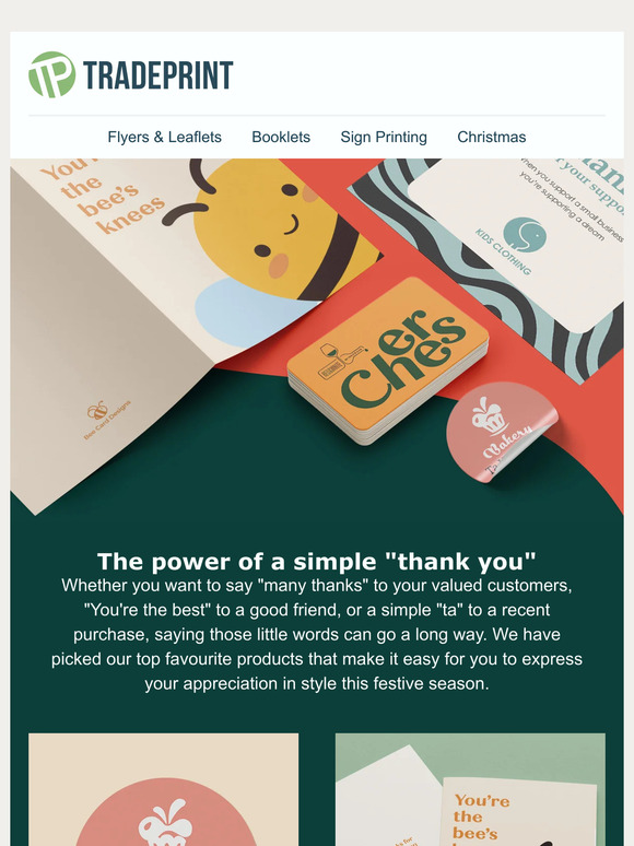 Tradeprint: Six fun ways to say "thanks" 😉 | Milled