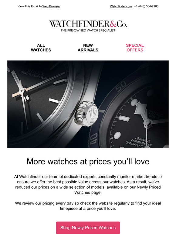 Watchfinder: Unmissable watches at new prices | Milled