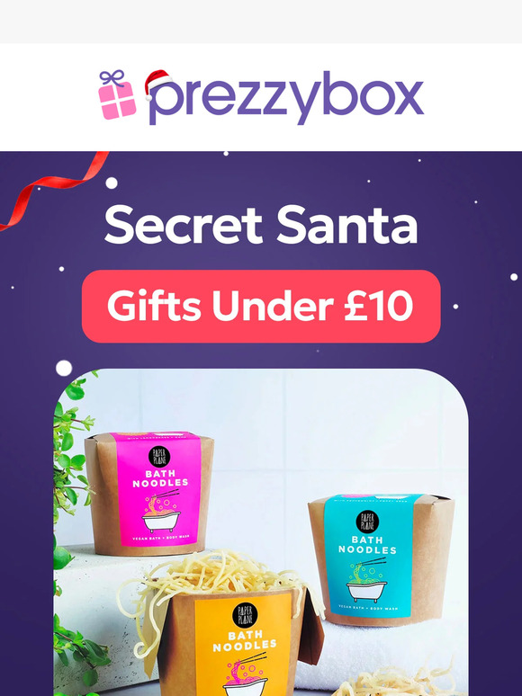 Prezzybox: Secret Santa Gifts: Under £10 🎁 | Milled