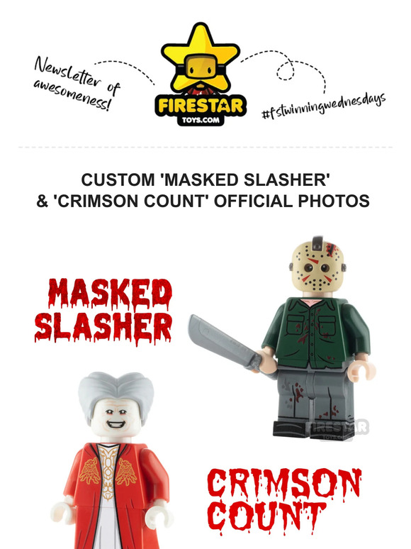 Firestar Toys: 🔥 Unveiling the Crimson Count and Masked Slasher ...