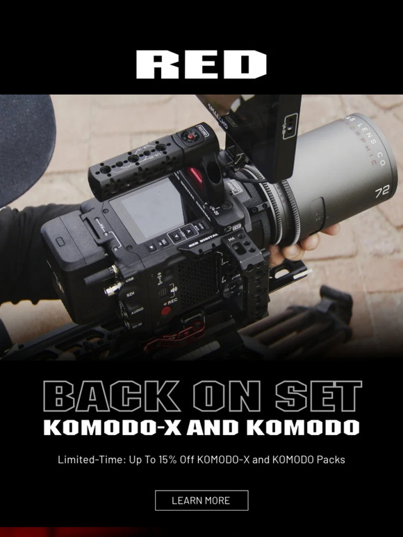 RED: Back on Set Promos for V-RAPTOR, KOMODO-X, and KOMODO | Milled