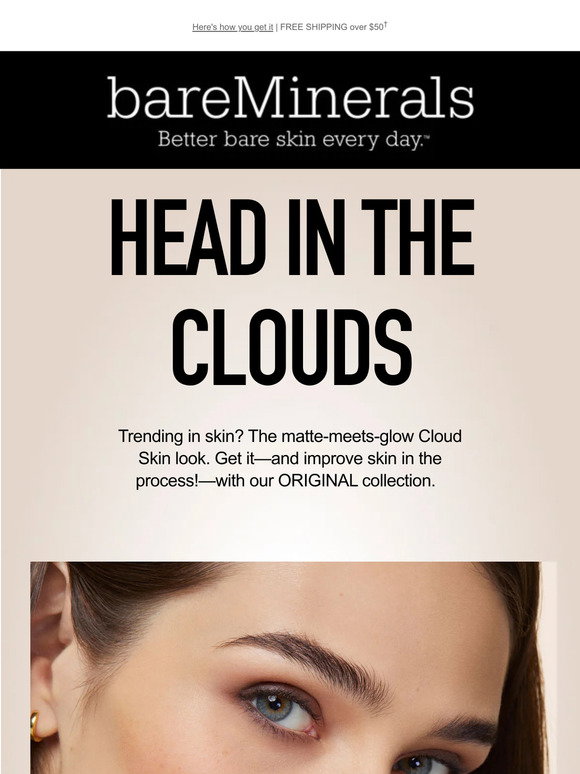 bareMinerals: Cloud Skin all winter long 🌨️ | Milled