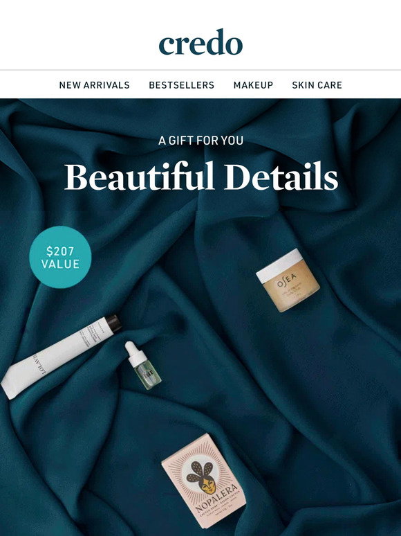 Credo Beauty: Redeem your 18-piece holiday gift | Milled