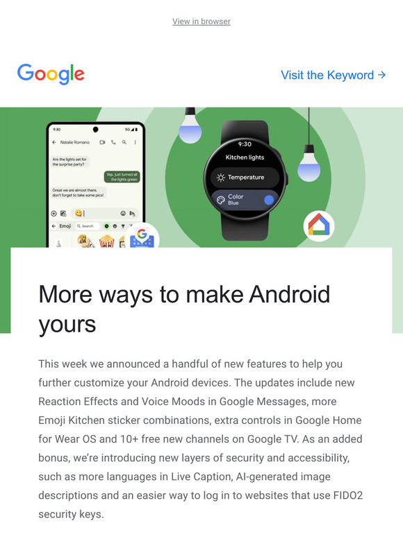 Google: 11 new Android features and updates | Milled