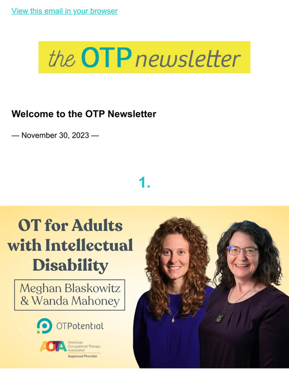 OT Potential: 🎧 OT and Intellectual Disability, Become a Pelvic Floor ...
