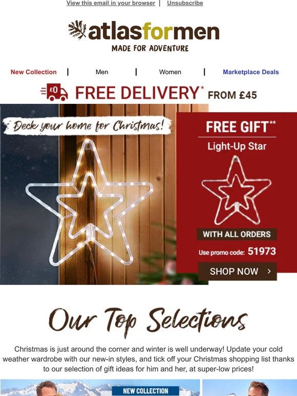 Atlas For Men: Deck your halls with this exclusive free gift 🌟 | Milled