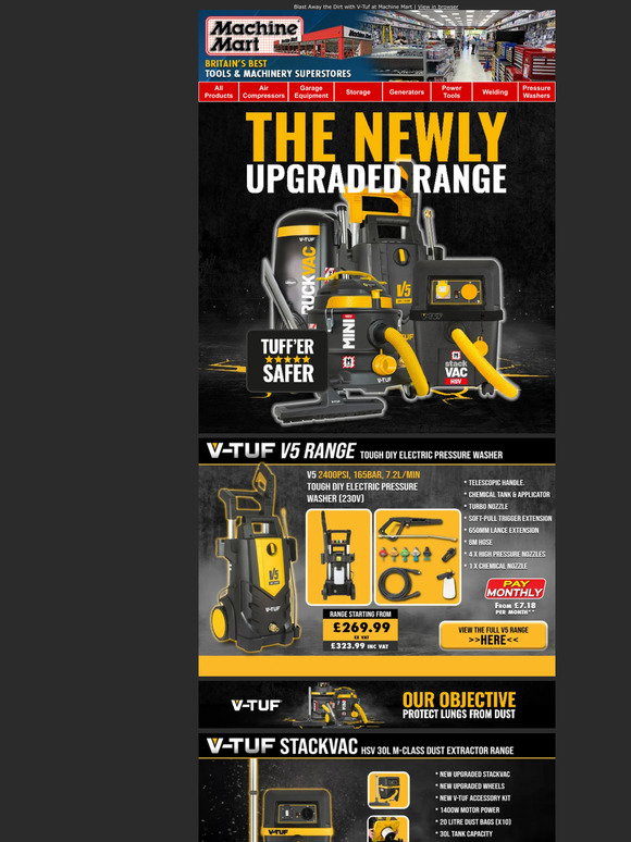 Machine Mart: The Newly Upgraded Range from V-TUF | Milled