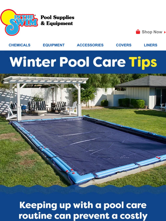 In The Swim: ️ Winter pool care tips to prevent costly openings! | Milled