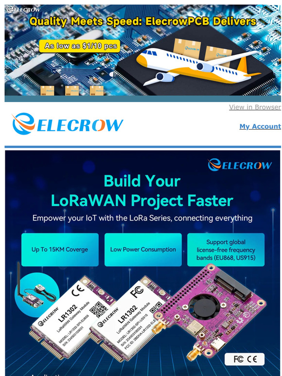 Elecrow: New, Lora brings you a new experience! Build your Lorawan ...