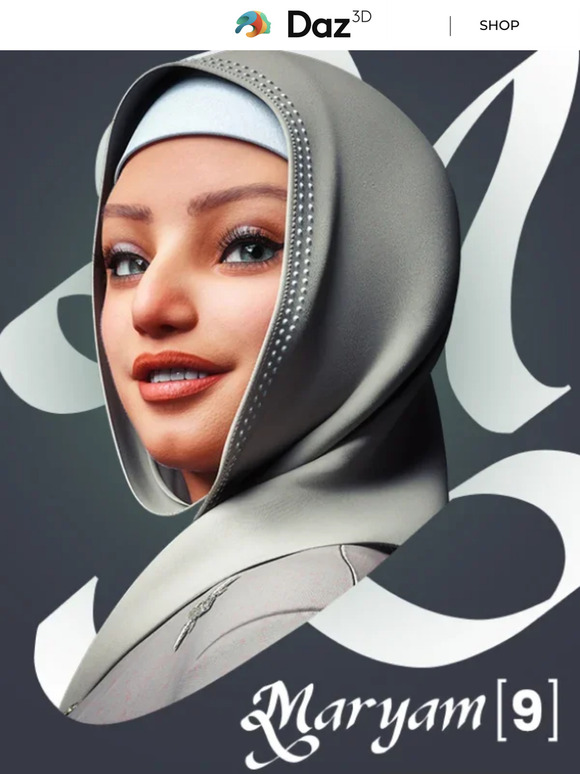 DAZ 3D: Explore Middle Eastern Heritage With Maryam 9 HD | Milled