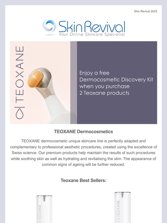 Skin Revival: Free Teoxane Discovery Kit with Purchase | Milled