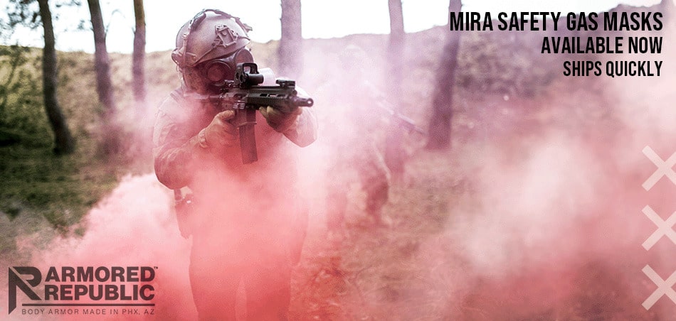 AR500 Armor: ☣ New WIDE Vision Gas Mask | Milled