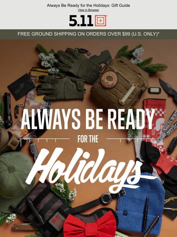 5.11 Tactical: 'Tis the Season To Always Be Ready 🎁 | Milled