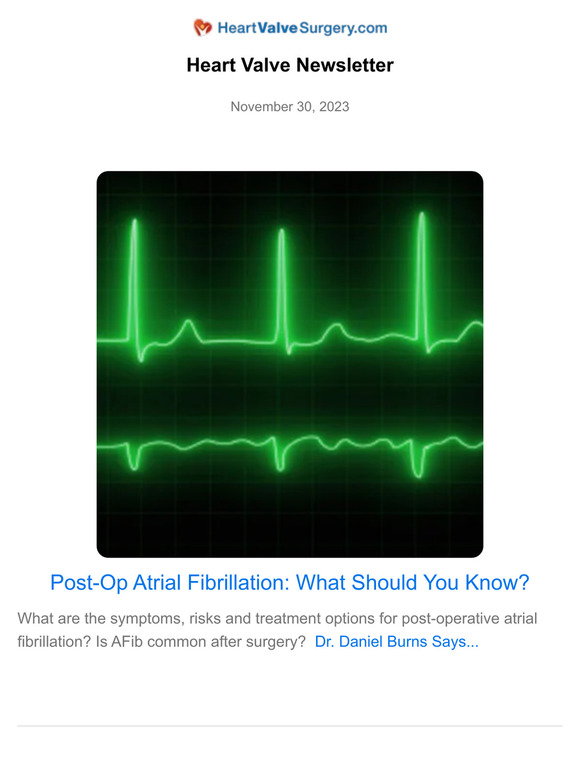 HeartValveSurgery: Heart Valve Surgery Newsletter | Milled