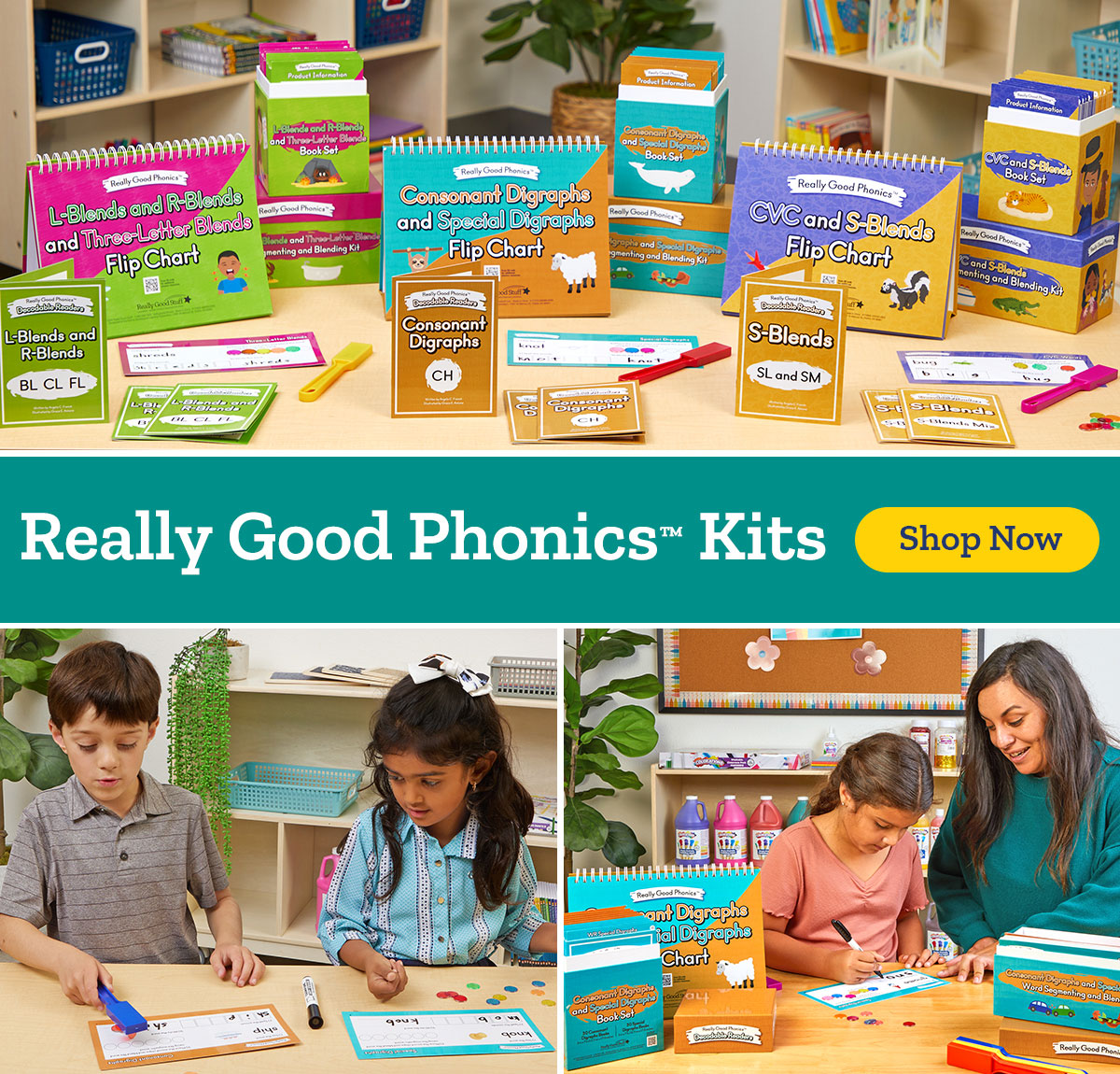 Really Good Stuff: Explore Really Good Phonics™ Kits | Milled