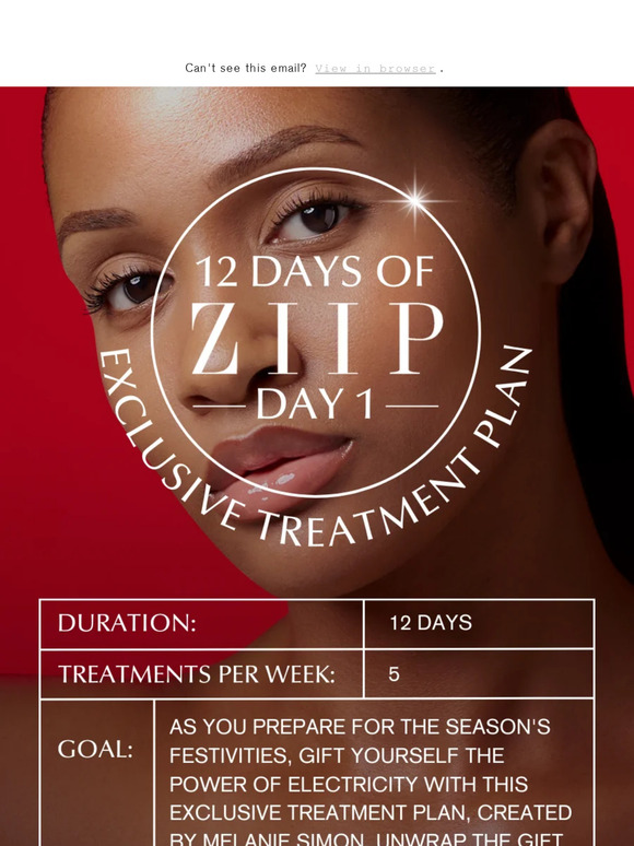 ZIIP Beauty: 12 Days of ZIIP: Day One | Milled