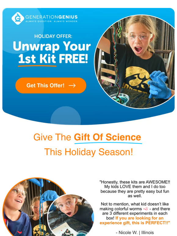 Generation Genius: Unwrap Your First Month Free 🎁 | Milled