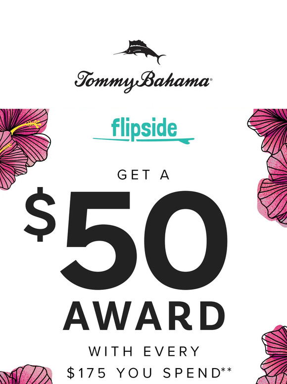 Tommy Bahama: It's BACK! Get Your $50 Flipside Award | Milled