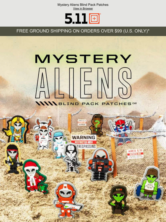 5.11 Tactical: Attention Earthlings: The Aliens are Here! 👽 | Milled