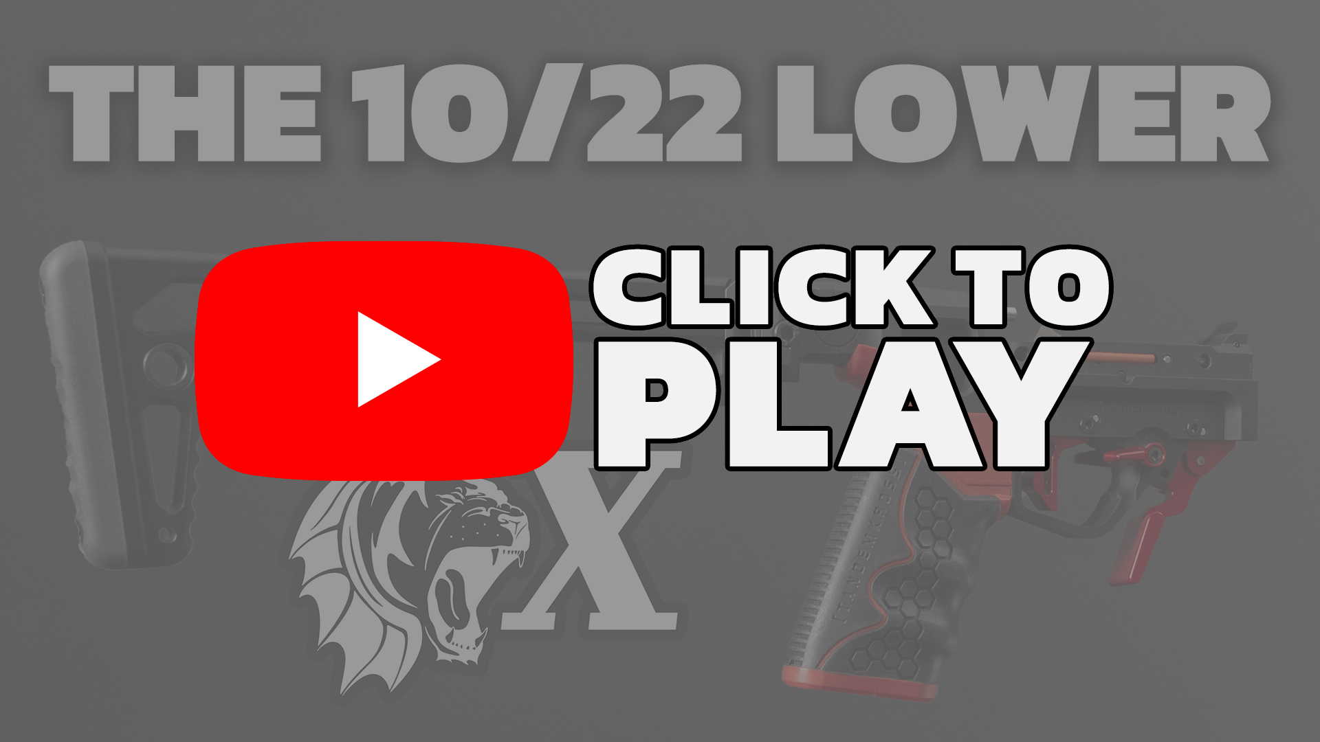 Tandemkross: Modernize Your 10/22 with Manticore X | Milled