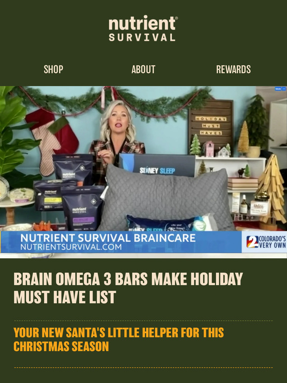 Nutrient Survival: BREAKING NEWS! BRAIN OMEGA 3 BARS MAKE MUST HAVE ...