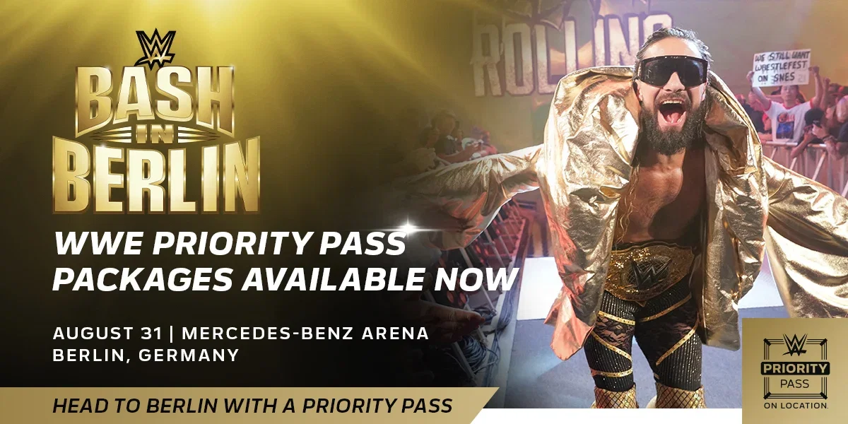 WWE Shop: Secure Your Bash in Berlin Priority Pass Package Today! | Milled